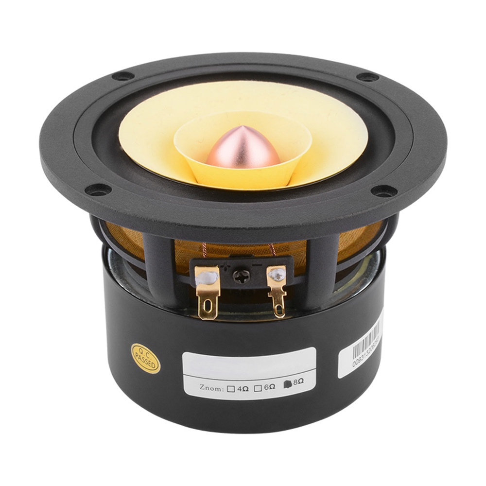 1PC 4 inch Audio Speaker 4/8 ohm 25W Full Range HIFI Aluminum Frame ...