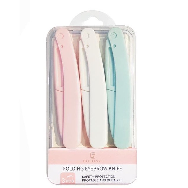 3Pcs set Portable Eyebrow Trimmer Foldable Hair Remover Set Eyebrow ... 3Pcs set Portable Eyebrow Trimmer Foldable Hair Remover Set Eyebrow ...