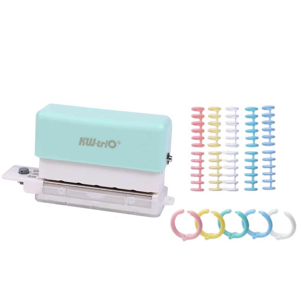 Mini Cute 6-Hole Punch Paper Punches Portable Hole Puncher for Paper ...