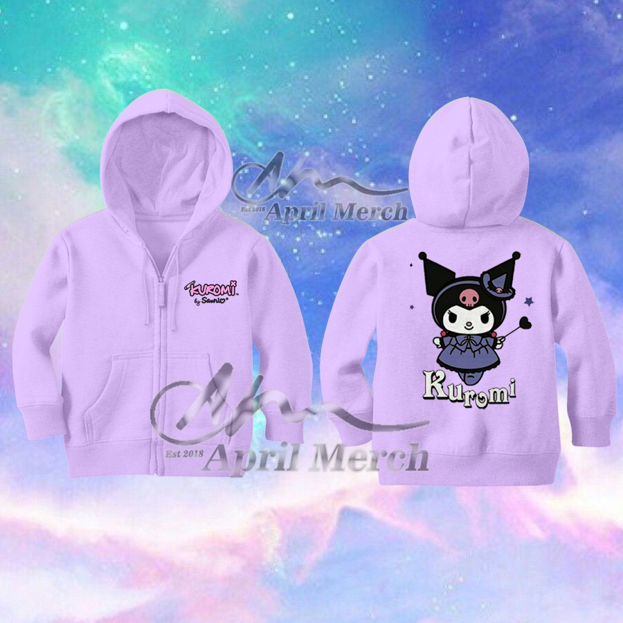 Sanrio's Kuromi and My Melody Kuromi sanrio Children's zipper Hoodie ...