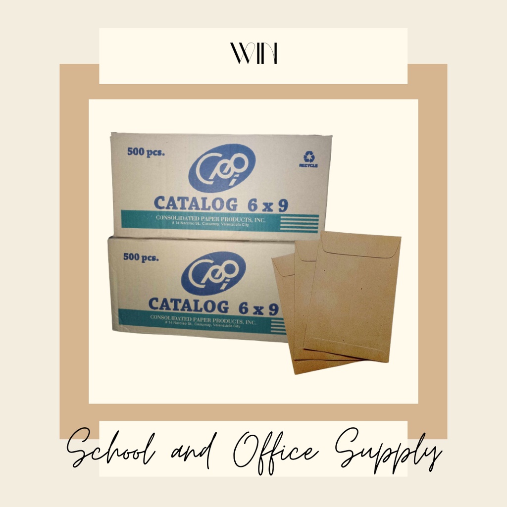 Catalog Envelope 6x9 Any Brand (CPPI/CENTURIAN) | Shopee Philippines