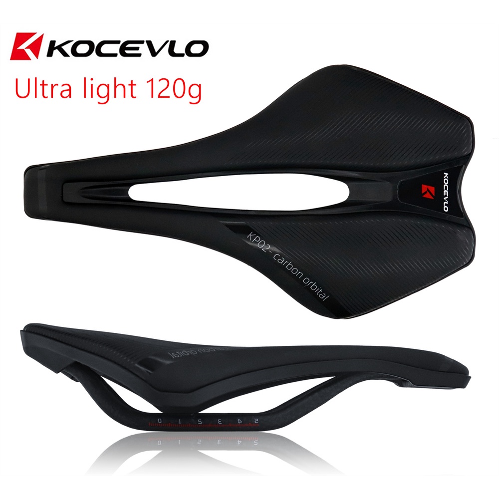 KOCEVLO Carbon Fiber Bicycle Saddle Road Mtb Bike Seat Pu Leather ...