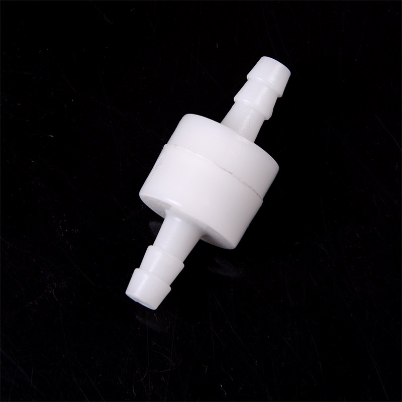 greesou 6mm 1/4" White One Way Inline Check Valve Fuel Diesel Gas ...