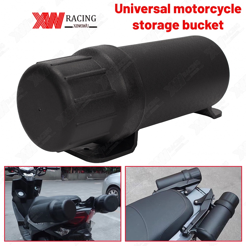 Universal Motorcycle Plastic Waterproof Storage Bucket Tool Box for ...