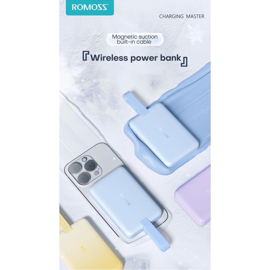 Romoss WMS10 10000mAh 20W Wired / 15W Wireless Powerbank with ...