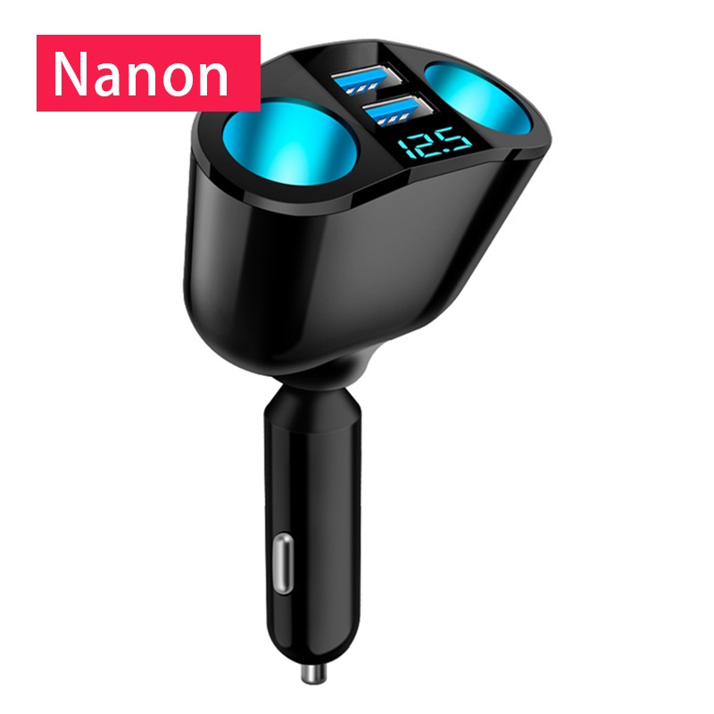 Nanon Led Car Charger 12V/24V 4.8A Digital Display Dual Usb Charger Car ...