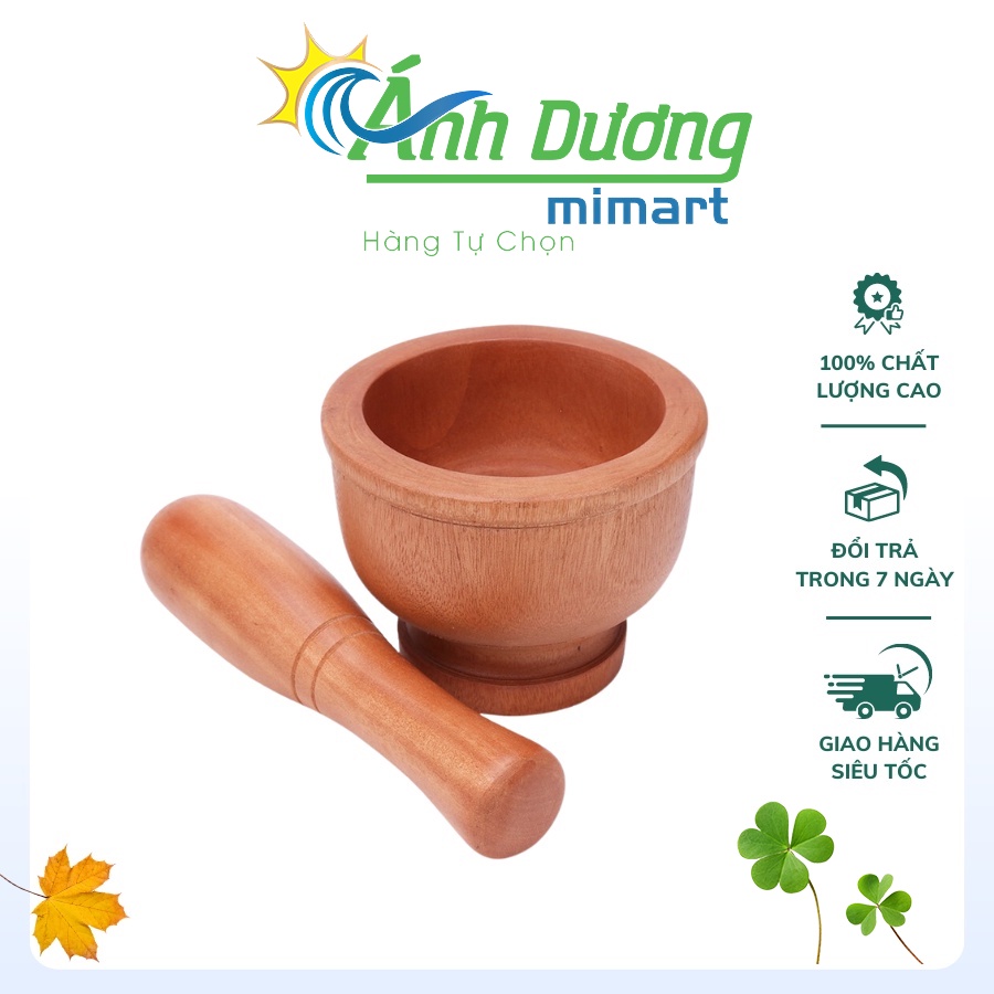 Wooden Pestle and Mortar Set (AD) | Shopee Philippines