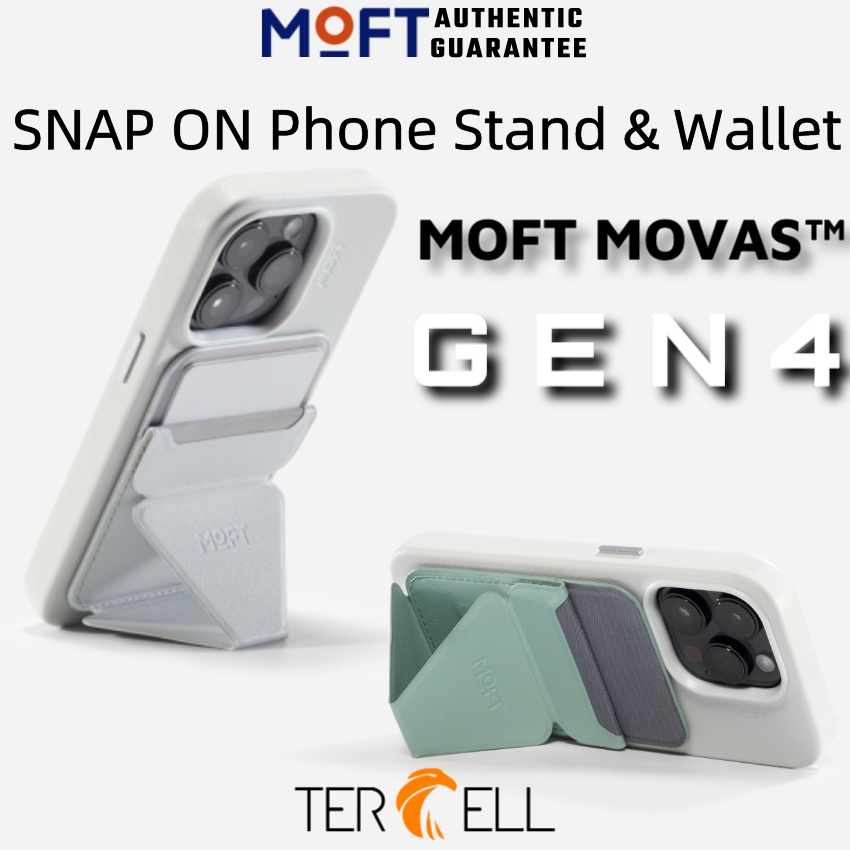 MOFT MOVAS™ Made Snap on Phone Stand & Wallet,4th Generation,Magnet Strong Enhanced,Phone Holder ...