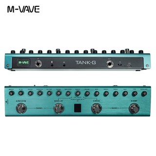 M-VAVE Tank-G V2 Guitar Multi-Effects Pedal Rechargeable 36 Presets 9 Preamp Slots 8 IR Cab ...