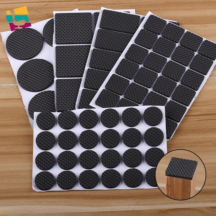 Self-adhesive rubber EVA table leg pad, chair leg pad, sofa anti-slip ...