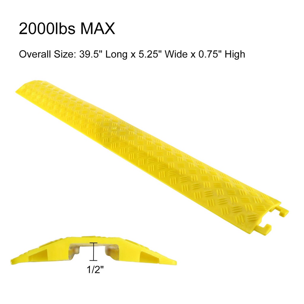 PVC Cable Ramp Floor Cable Cover 100x13x2cm | Shopee Philippines