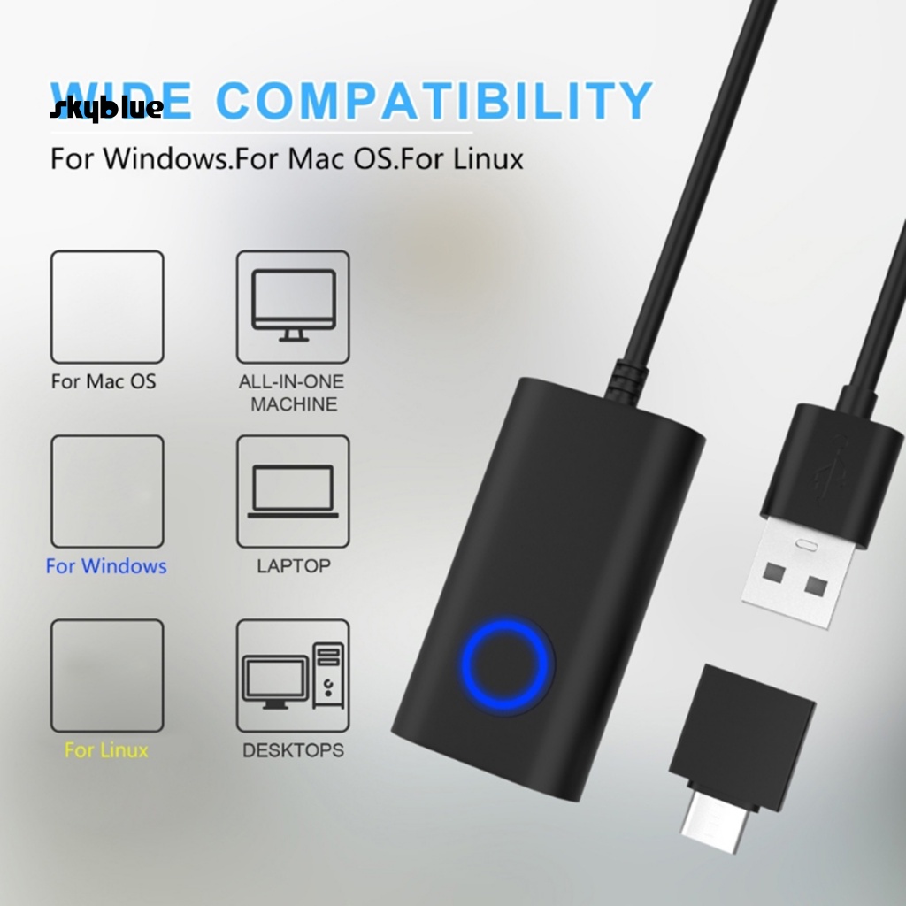 [Sy] Mouse Mover Black Textured Type-C Interface Plug And Play Drive ...