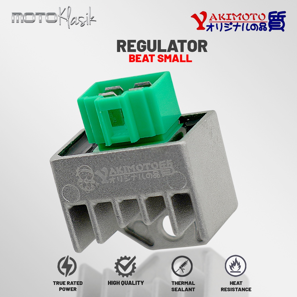 YAKIMOTO REGULATOR FOR HONDA BEAT 4 WIRE/4 PINS MOTORCYCLE STOCK SIZE ...