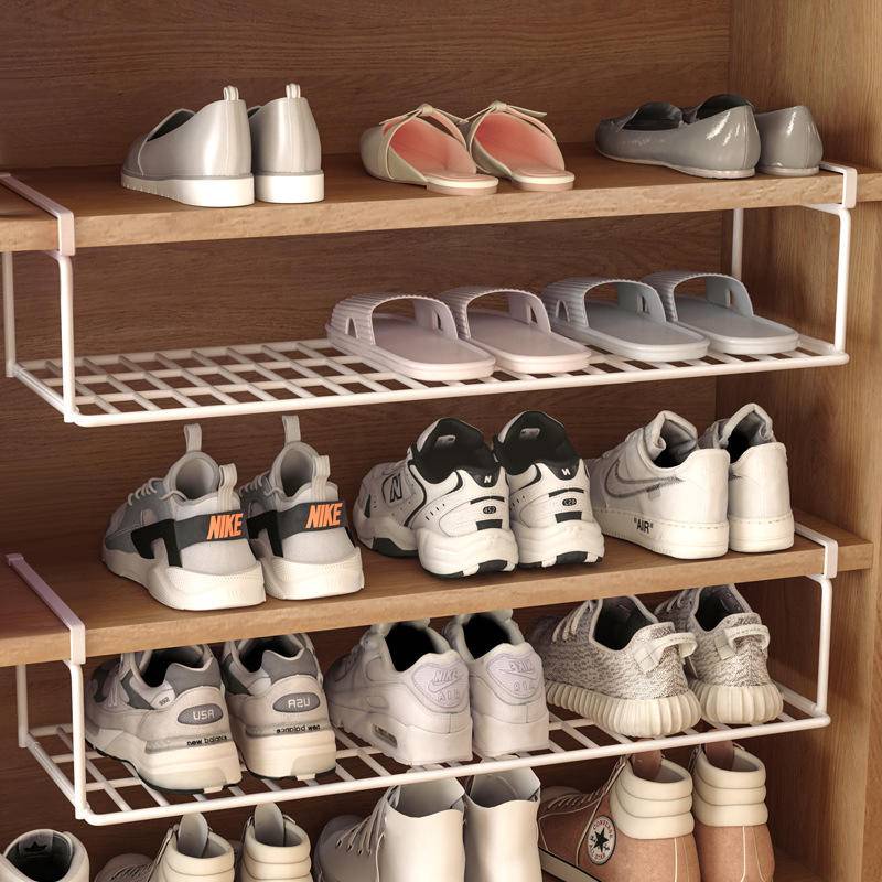 Shoe cabinet layered partition, shoe storage rack, household multi ...