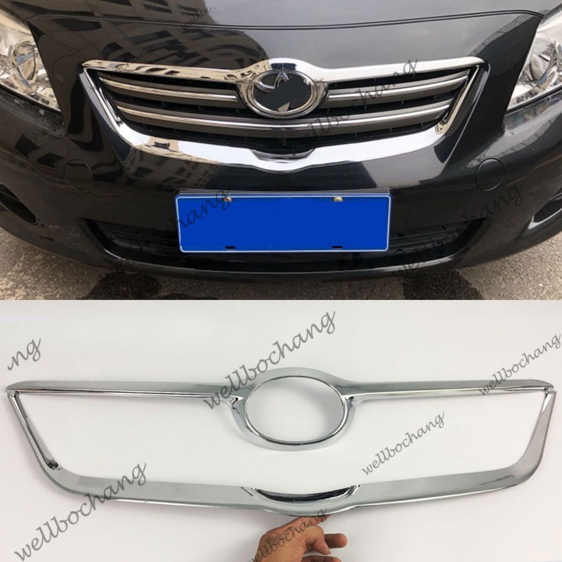 Grille Middle trim Cover Front bumper For TOYOTA Corolla Altis 2007 ...