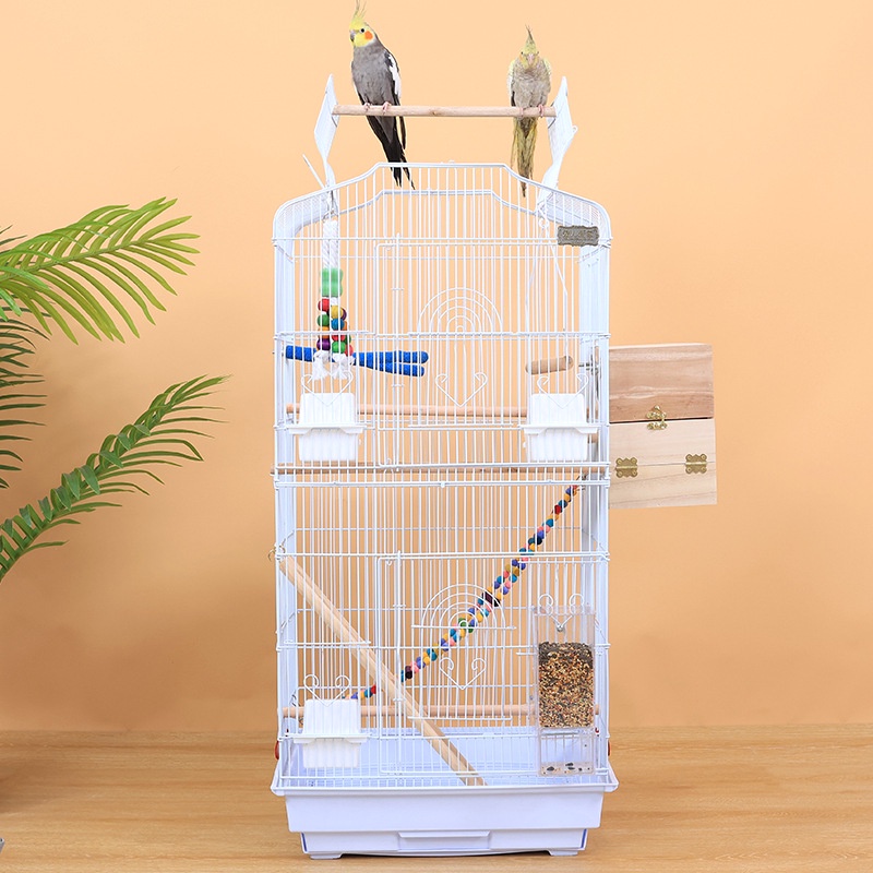 Large Luxury Cockatiel Budgerigar Cage Large Bird Cage Big Metal Lovebird Breeding Cage Shopee