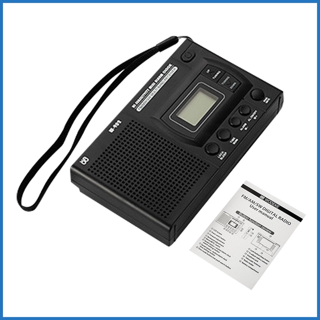 Digital AM/FM Clock Radio Am-fm Radios For Home DSP Anti-interference ...