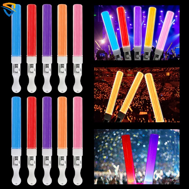 1Pc 3 Modes Reusable Flashing LED Light Sticks Glow in The Dark Wedding ...