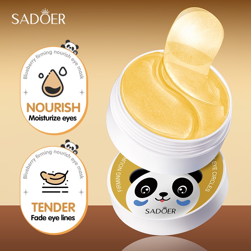 SADOER Golden Snail Firming Nourishing Eye Mask for Eye Wrinkles and ...