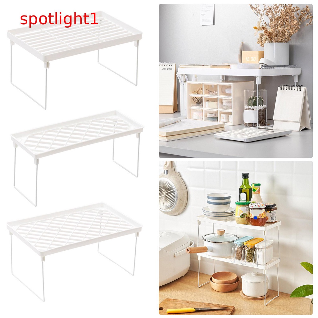 【Spotlight】 Expandable Stacking Cabinet Shelf Rack S/M/L Sizes Folding ...