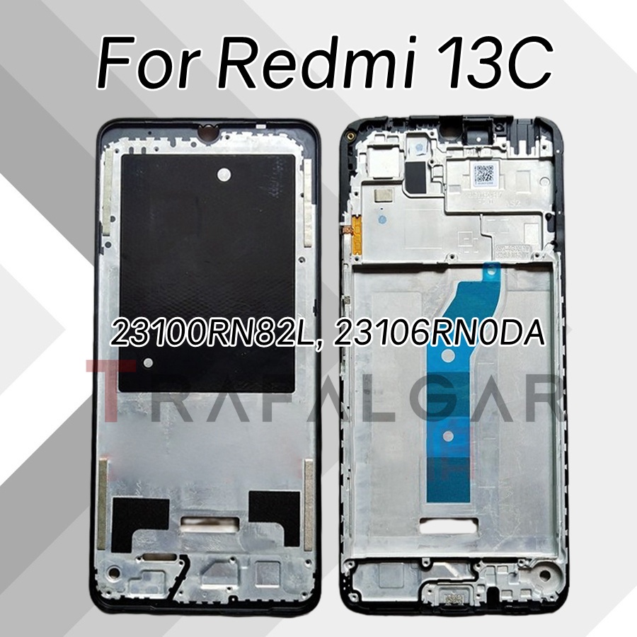 Front Screen Frame For Xiaomi Redmi 13C Front Housing Bezel Plate ...
