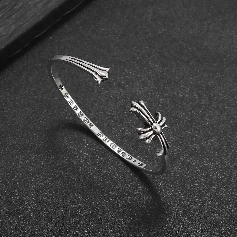 Hip Hop Style Variety Cross Adjustable Titanium Steel Bracelet Female ...