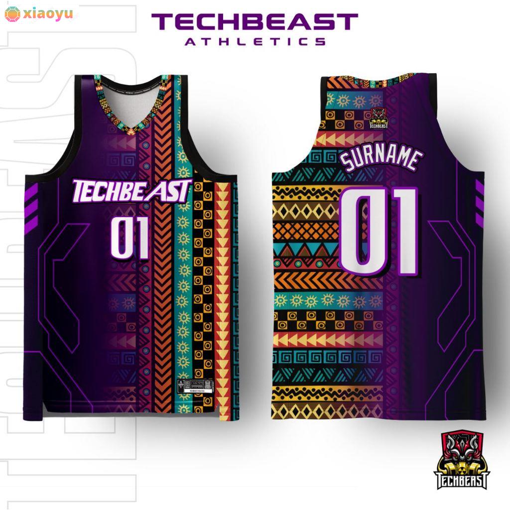 Kultura Full Sublimation Basketball Jersey Techbeast ( CUSTOM NAME + NUMBER ) | Shopee Philippines