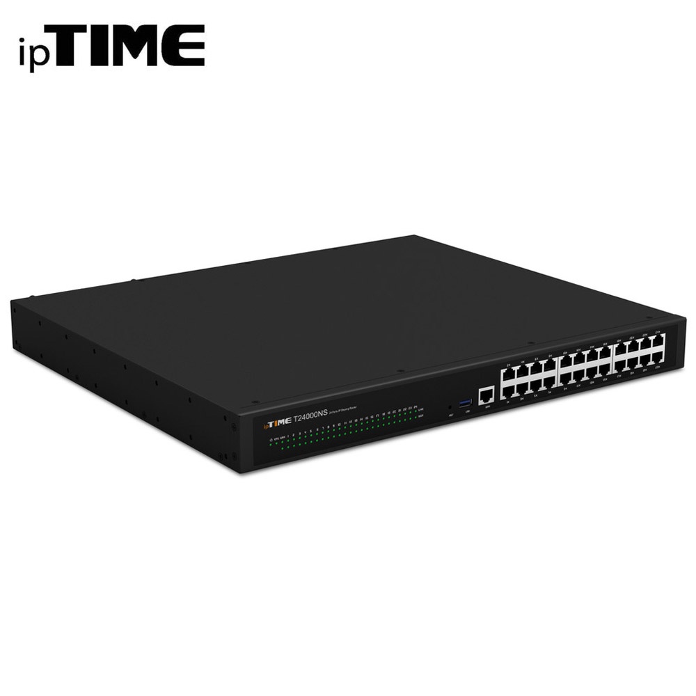 ipTIME T24000NS 24 Port Gigabit Wired LAN WiFi Router Internet High ...