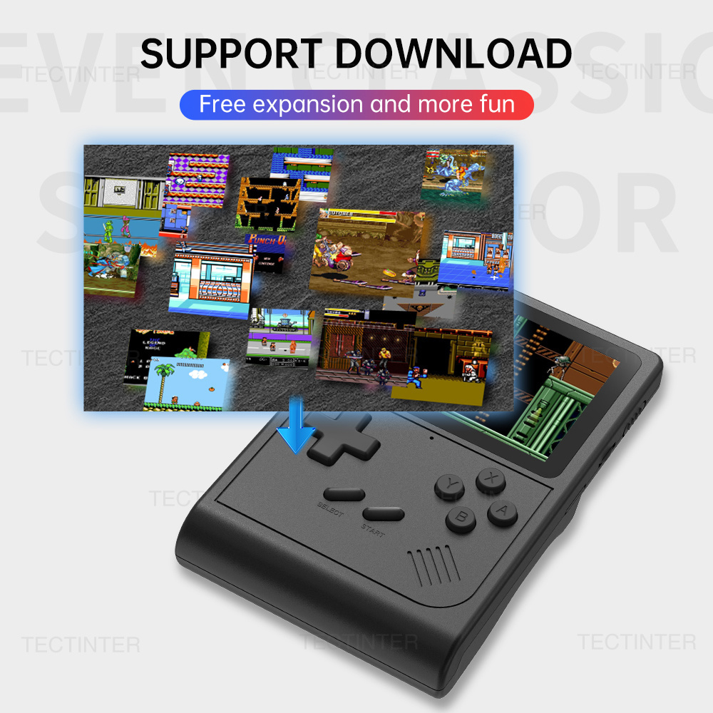 GB300 Retro Portable Handheld Game Console 3.0 inch Screen Video Game ...