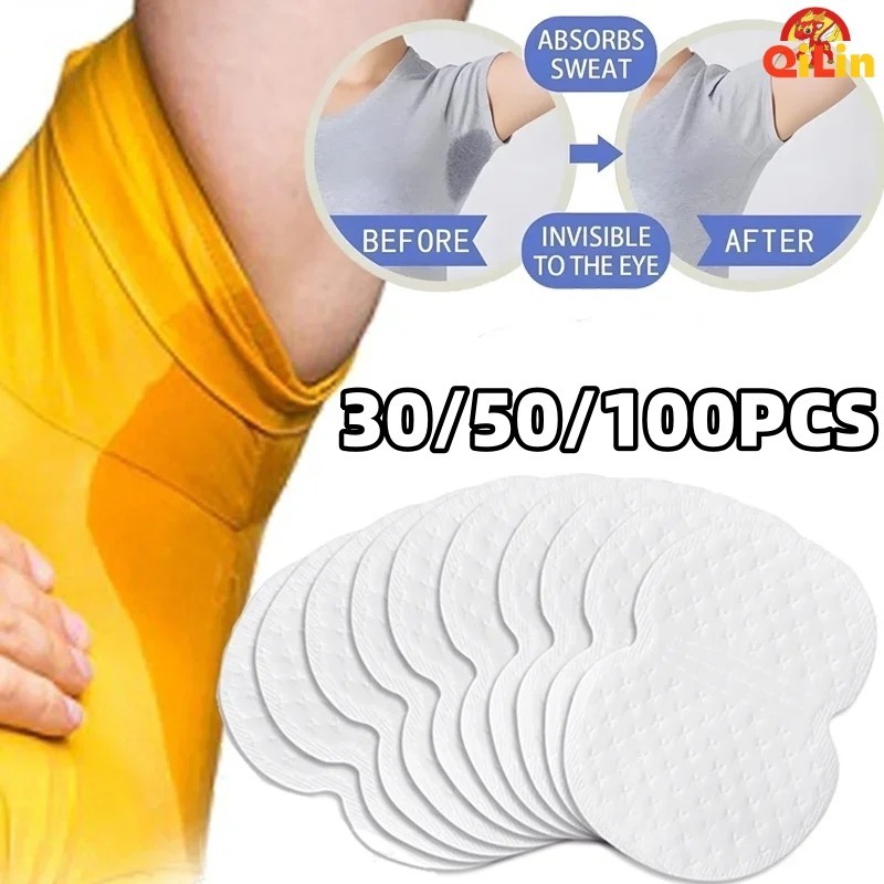 100pcs Disposable Underarm Antiperspirant Patches Anti-armpit ...