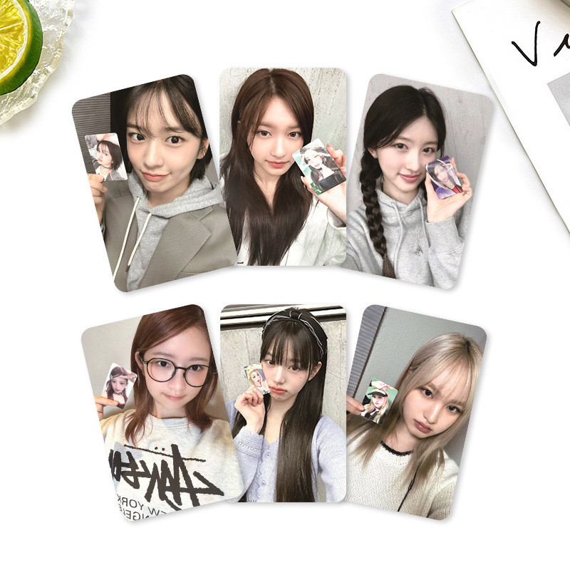 2-7pcs/set IVE selfie Lomo Cards HAPA KRISTIN 1st EP I'VE MINE ID Photo Photocards Special ...