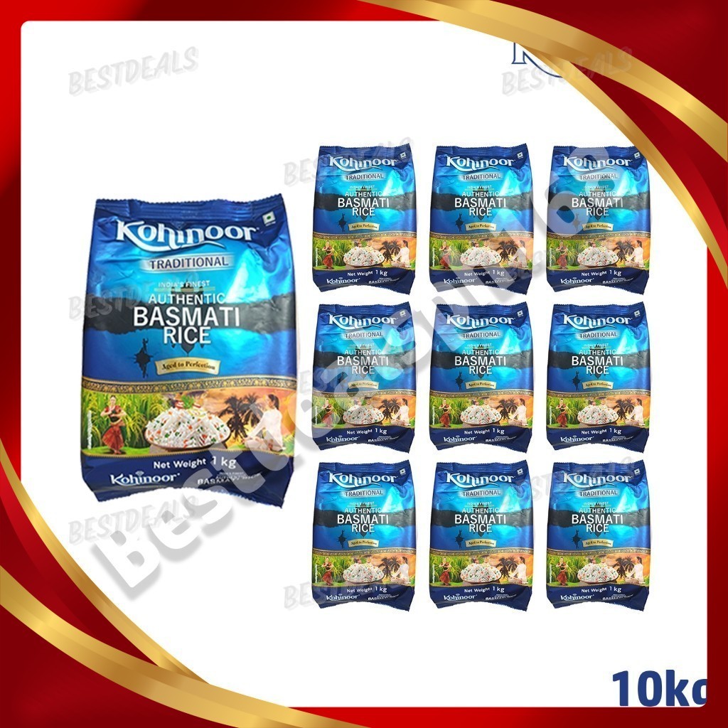 Kohinoor traditional Basmati Rice (Blue) 10kg | Shopee Philippines