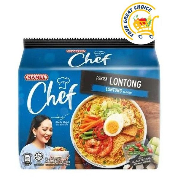 Mamee Chef Instant Noodles Lontong 4’s x 97g | Shopee Philippines