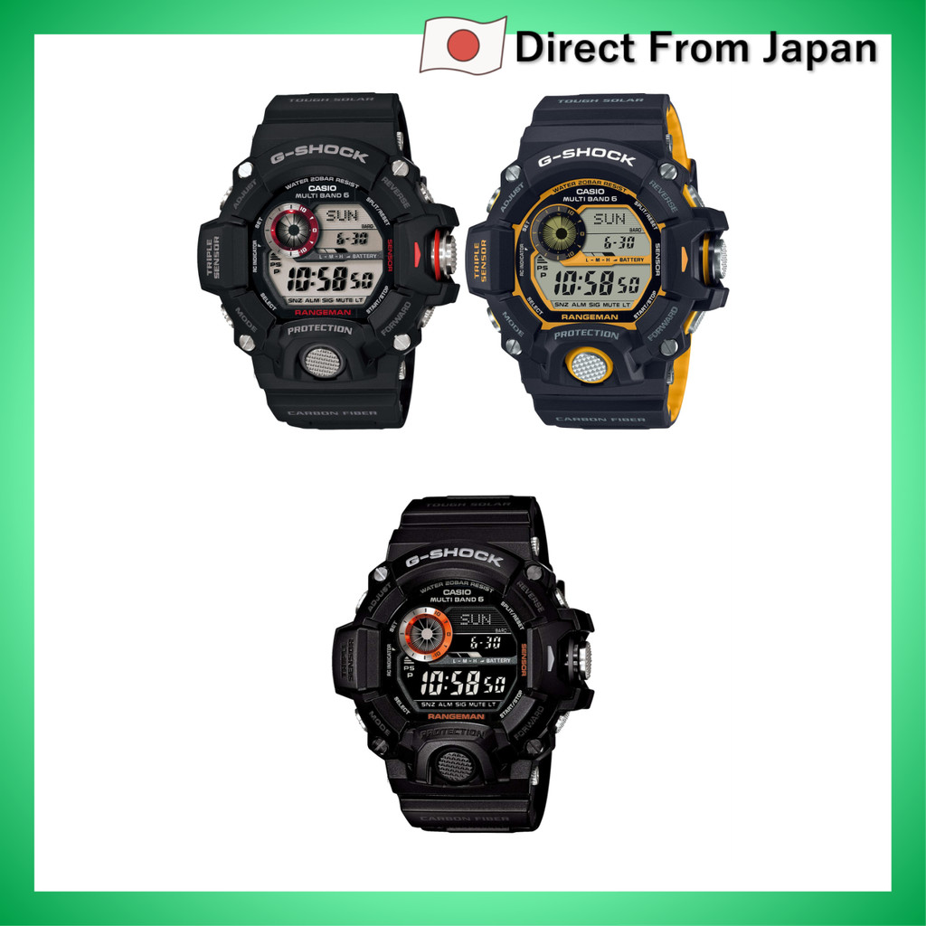 [Casio] G-Shock RANGEMAN Radio Solar GW-9400J-1JF Black ,black,black ...