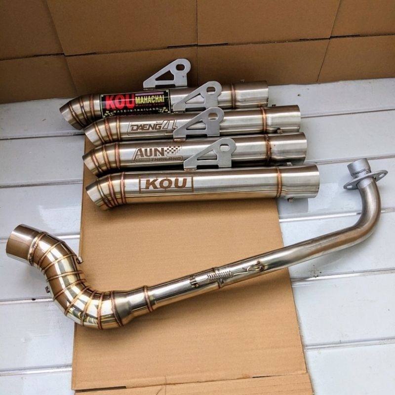 Dibbbb Kou open pipe exhaust 51 mm for Wave 100 110 125 Xrm 100 110 125 ...