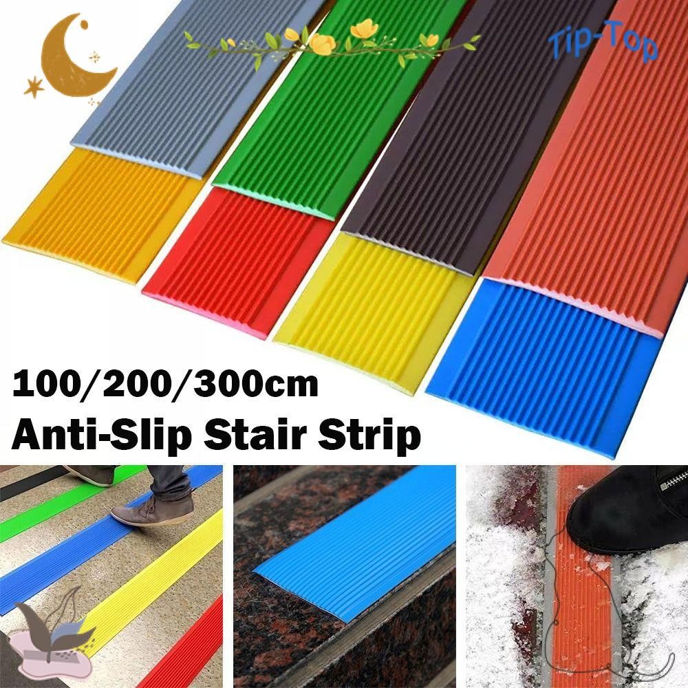 TIP-TOP Anti-Slip Stair Strip, PVC Self-adhesive Stair Treads Strip ...
