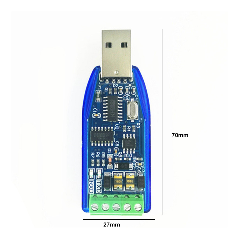 Industrial USB To RS485 Converter Adapter CH340 Chip Upgrade Protection ...