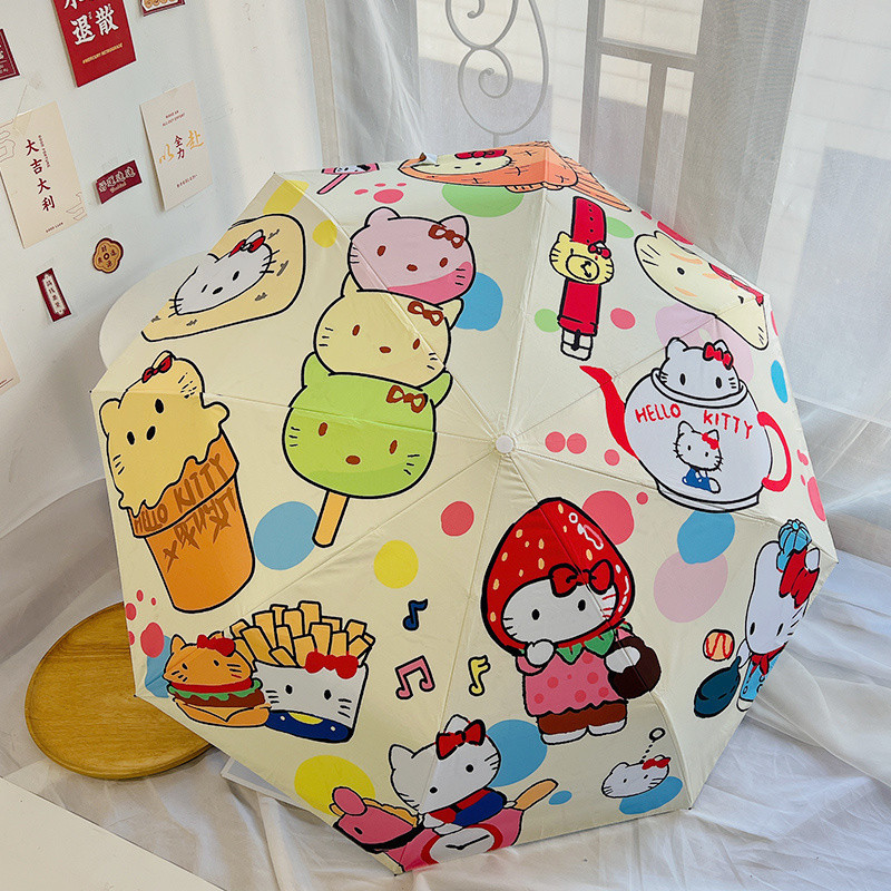 Sanrio, Hello Kitty, Sunscreen, UV Protection umbrella folding ...