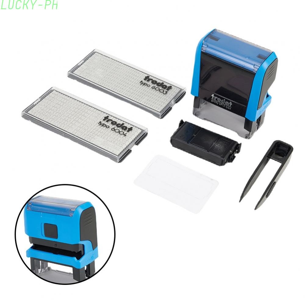 Customized Rubber Stamp Kit for Business Address and Name DIY ...