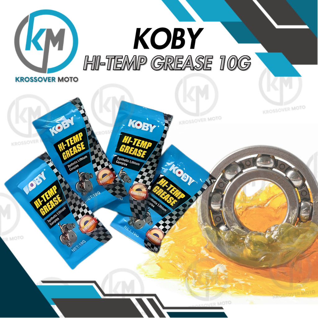MOTORCYCLE MAINTENANCE CARE KOBY HI-TEMP GREASE 10G [KM] | Shopee ...