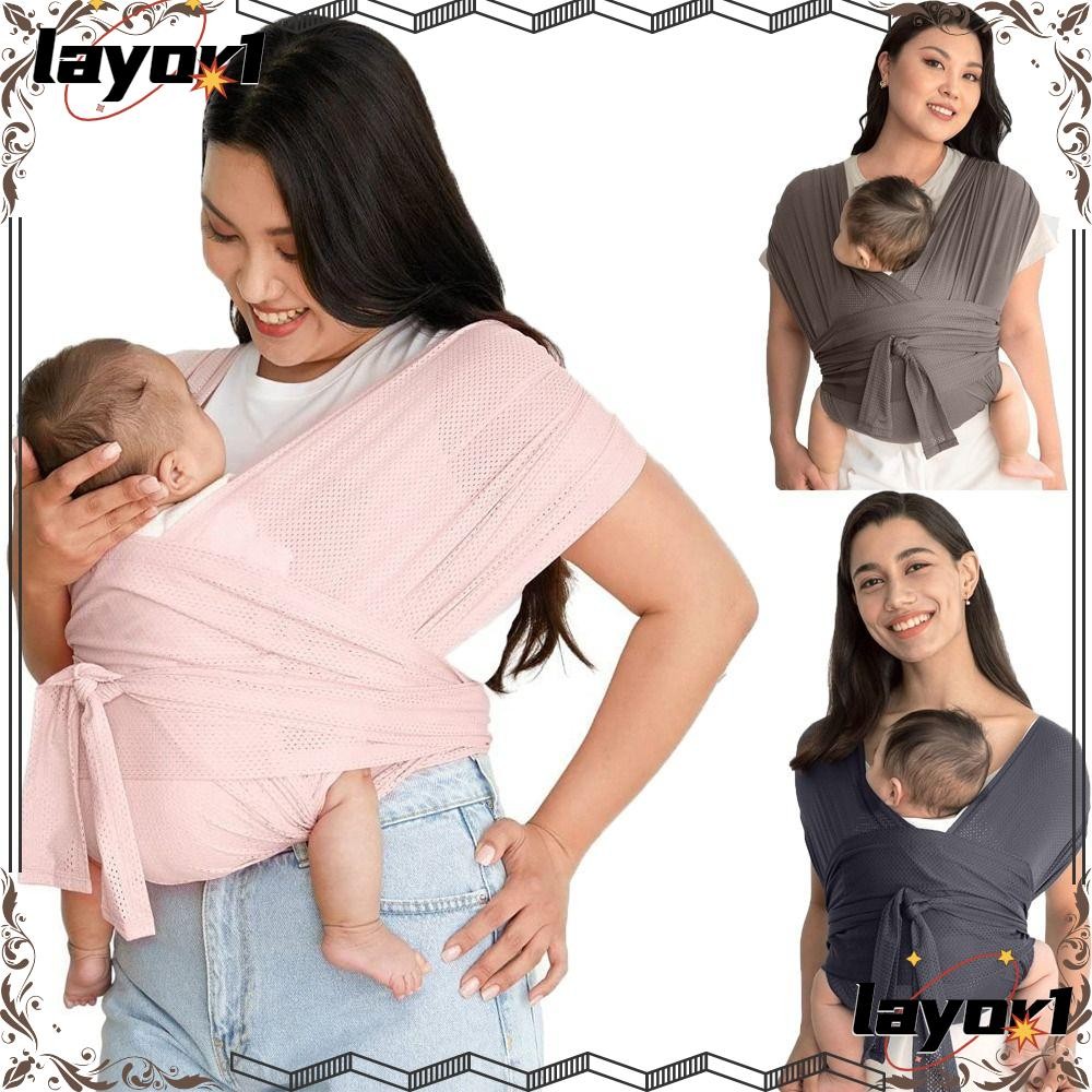 LAYOR1 Baby Carrier, Simple Front Hold Front Strap, Grid Cross ...
