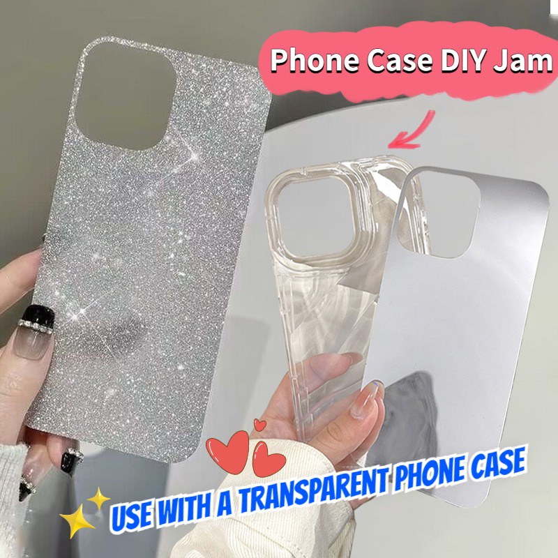 Phone Flash Back Film for IPhone 16 15 11 13 14 12 Pro Max 6 7 8 Plus DIY Phone Case Laser Paper ...