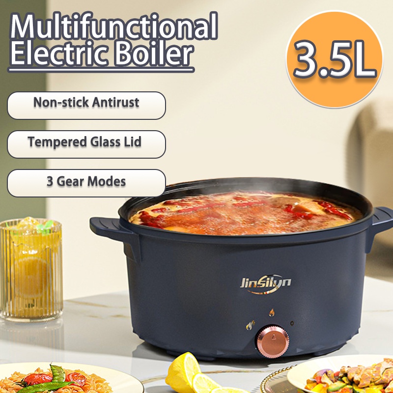 Stainless Steel Multifunctional Electric Cooking Pot Steamer Rice ...