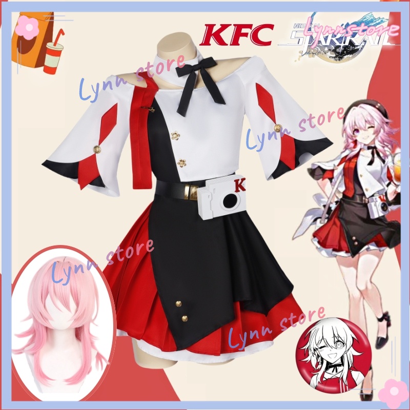 COD Honkai: Star Rail × KFC Cosplay Costume Game Honkai Star Rail MARCH ...