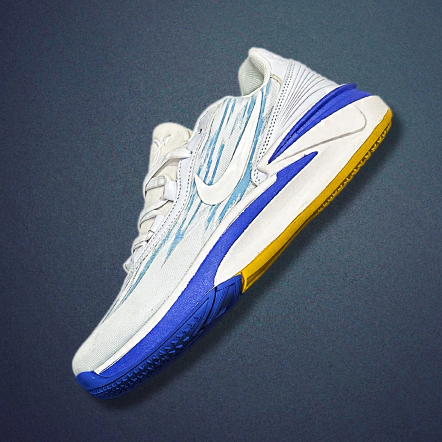 MELO GT Cut 2 Summit White Blue Spike Shoes Basketball Shoes for Men ...