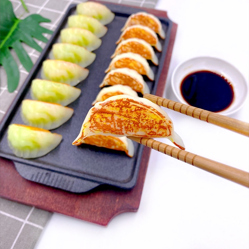 Artificial Fried Dumpling Food Model Simulation Fake Dumplings Food ...