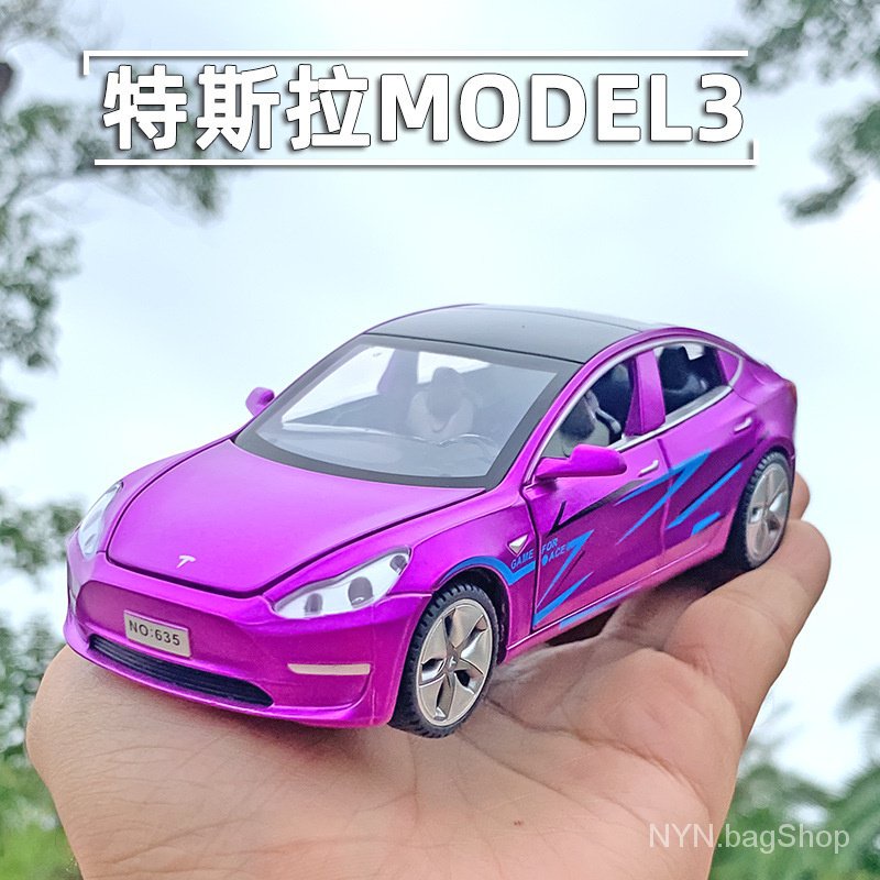 [Spot] Tesla model3 alloy car model simulation car model eating chicken ...