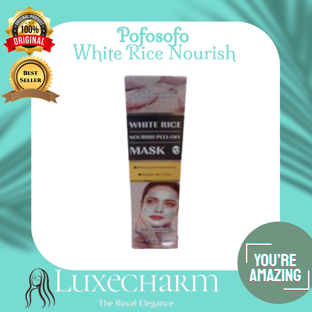 ESTHECARE ORIGINAL Pofosofo white rice nourish pell-off mask | Shopee ...