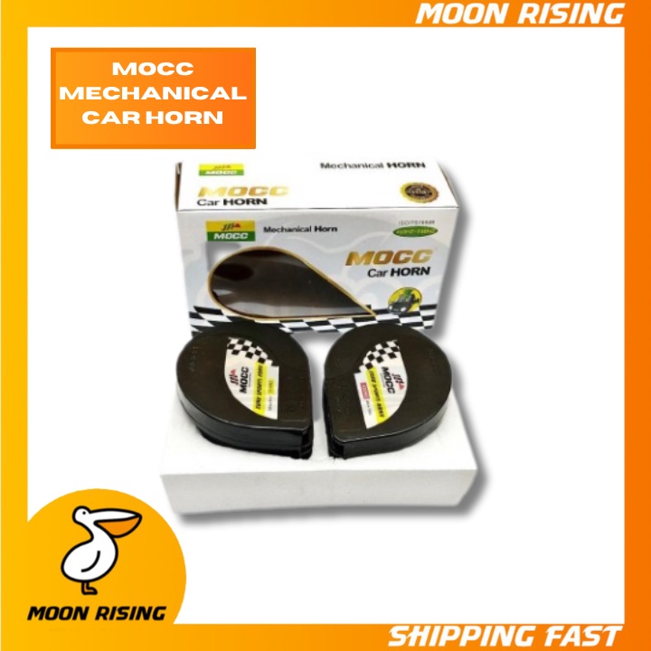 MOCC MECHANICAL CAR HORN 410HZ+510HZ | Shopee Philippines