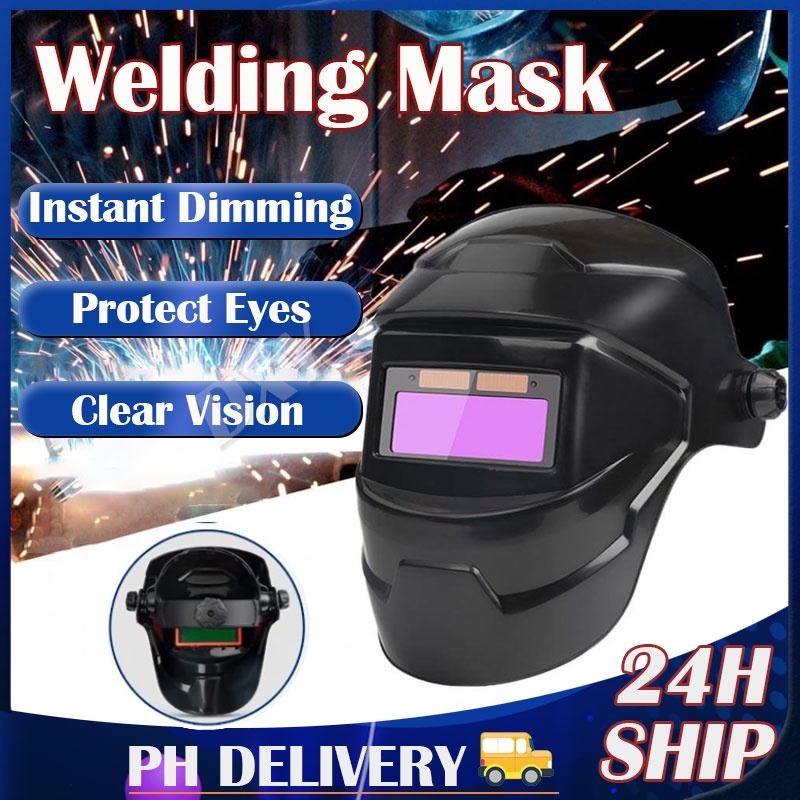 Solar Welding Mask Auto Darkening Electric Welding Mask Helmet Welding ...